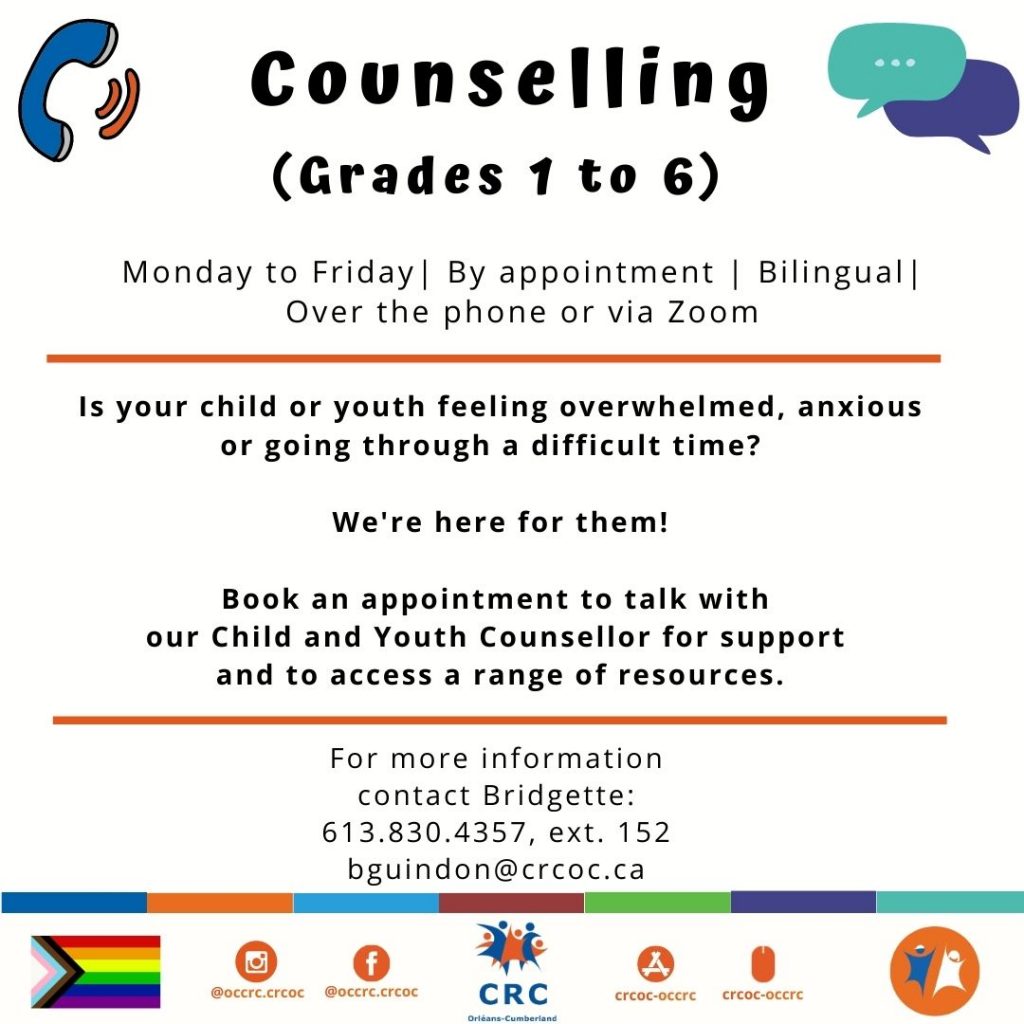 Child and Youth Counselling - CRCOC - OCCRC