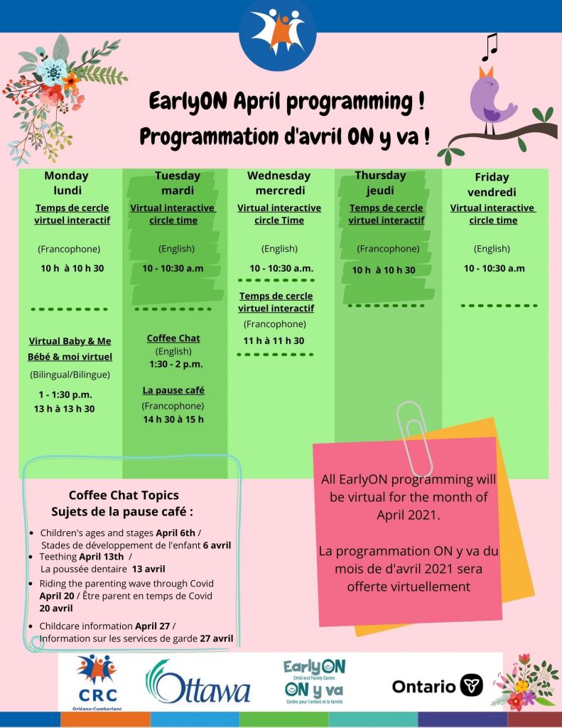 EarlyON - CRCOC - OCCRC